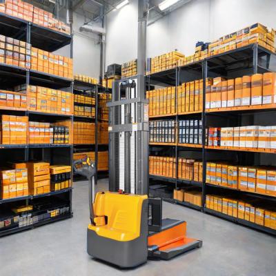 China Electric Pallet Stacker 1 Ton 3.5m Self Loading Lifting Stacker Pallet Truck for sale