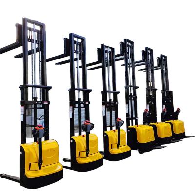 China Electric 1 Ton 2t 3.5m Walking Forklift Stacker Full Electric Pallet Stacker for sale