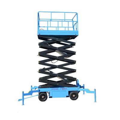China 4 - 18m Aerial Man Lifting Platform Electric Hydraulic Scissor Lift for sale
