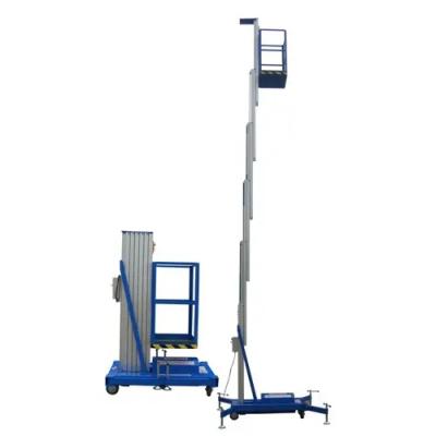 China 6 - 12m Aluminum Alloy Single Person Hydraulic Lifting Platform Electric Aerial Lift for sale
