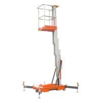 China 6 - 12m Aluminum Alloy Single Person Hydraulic Lifting Platform Electric Aerial Lift for sale