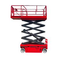 China 6m - 14m Electric Hydraulic Self Propelled Scissor Lifts Aerial Work Platform for sale