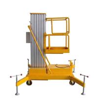China 200kg 12m 14m Mobile Vertical Single Mast Lift Work Platform for sale