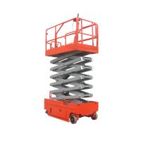 China Self Propelled Scissor Lift 12m Height 320KG Capacity Electric Motor for sale