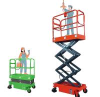 China Hydraulic 12m Electric Mobile Scissor Lift Outdoor Aerial Work Platform for sale