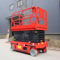 China Electric Hydraulic Self-propelled Scissor Lift Platform 12m 320kg Load Capacity for sale