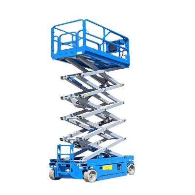 China Electric Self Propelled Scissor Lift 12m Height 320kg Capacity for sale