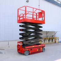 China Outdoor Use 12m 320kg Self Propelled Scissor Lift Hydraulic Lift Platform for sale