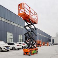 China Outdoor Use 12m 320kg Self Propelled Scissor Lift Hydraulic Lift Platform for sale