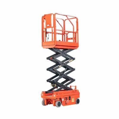China 320kg 6m Mini Hydraulic Scissor Lift Platform Electric Self Propelled Scissor Lifts for sale