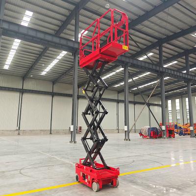 China Self-propelled Electric Scissor Lift 6m 230kg Mini Aerial Work Platform for sale