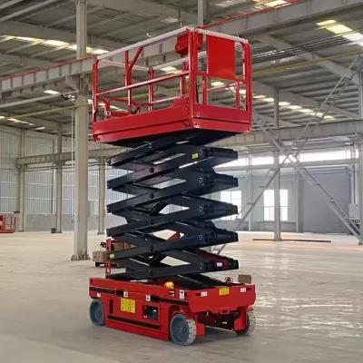 China Self Propelled Hydraulic Scissor Lift 6 14m 230kg 320kg Load Capacity for sale