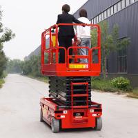 China Self Propelled Hydraulic Scissor Lift 6 14m 230kg 320kg Load Capacity for sale
