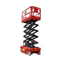 China 4m 6m 8m Self Propelled Electric Scissor Lift For Warehouse Cleaning Window for sale