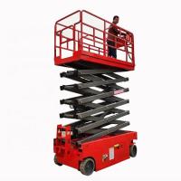 China Electric Hydraulic Scissor Lift 4m - 14m Self Propelled Scissor Lift for sale