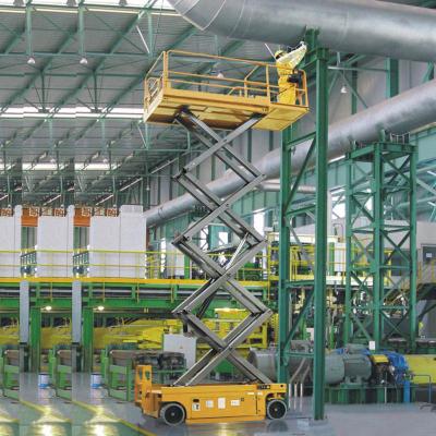 China 14m Lifting Height Hydraulic Electric Lift Platform Self Propelled Scissor Lift for sale
