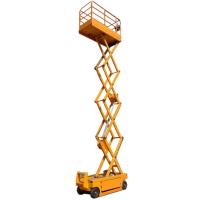 China Electric Mobile Scissor Lift Platform Aerial 10M Working Height 230kg Capacity for sale