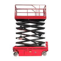 China Electric Mobile Scissor Lift Platform Aerial 10M Working Height 230kg Capacity for sale