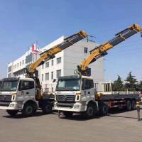 China Cargo Truck Mounted Crane 4 -10 Ton Hydraulic Telescopic Boom Crane for sale