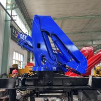 China Cargo Truck Mounted Crane 4 -10 Ton Hydraulic Telescopic Boom Crane for sale