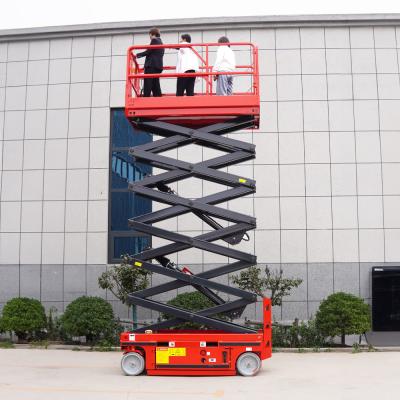China Auto Walking Lift 6m 8m10m 12m 14m Self Propelled Electric Scissor Lift for sale