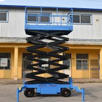 China Aerial Platform 6m 8m 10m 12m 14m 500kg Mobile Hydraulic Scissor Lift for sale