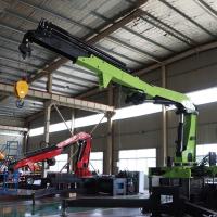 China Mobile Truck Mounted Crane 8 - 10 Ton Boom Crane For Construction for sale