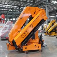 China Mobile Truck Mounted Crane 8 - 10 Ton Boom Crane For Construction for sale