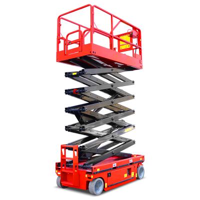 China Self Propelled Scissor Lift 6m 8m 10m 450kg Construction Aerial Work Platform for sale