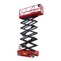 China 10m 12m 320kg Aerial Work Platform Electric Hydraulic Self Propelled Scissor Lifts for sale