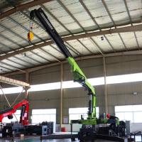 China Small Truck Mounted Hydraulic Crane 4 Ton 5 Ton Boom Lift Crane for sale
