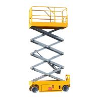 China Small Electric Self Propelled Scissor Lift 230kg Capacity 14m Height for sale