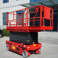 China Self Propelled 8m 10m Scissor Lift Tables Electric Hydraulic Scissor Lift Platform for sale