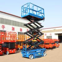 China 6m 8m 230kg 450kg Mobile Hydraulic Lift Platform Electric Scissor Lift for sale