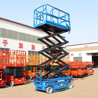 China 6m 8m 230kg 450kg Mobile Hydraulic Lift Platform Electric Scissor Lift for sale