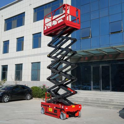 China 6m 230kg 450kg Hydraulic Scissor Lifts Mobile Aerial Work Platform for sale