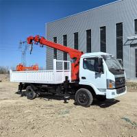 China 5 Ton 8 Ton 10 Ton Hydraulic Telescopic Boom Truck Mounted Lift Crane for sale
