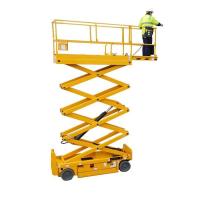 China Electric Mobile Hydraulic Scissor Lifts 14m Aerial Work Platform for sale