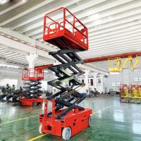 China 6-8m 320kg Electric Hydraulic Small Lift Platform Self Propelled Scissor Lift for sale
