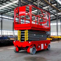 China 6-8m 320kg Electric Hydraulic Small Lift Platform Self Propelled Scissor Lift for sale