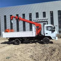 China Hydraulic Telescopic Boom Crane Truck Cranes With Lifting Height 10m for sale
