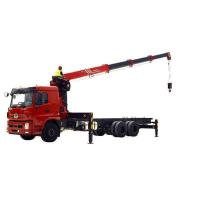 China Hydraulic Telescopic Boom Crane Truck Cranes With Lifting Height 10m for sale