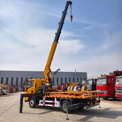 China Hydraulic Vehicle Mounted Cranes 6 Ton Telescopic Arm Truck Crane for sale