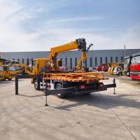 China Hydraulic Vehicle Mounted Cranes 6 Ton Telescopic Arm Truck Crane for sale