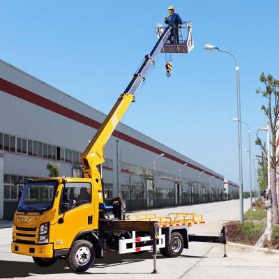 China 8 - 12 Ton Hydraulic Lifting Crane Small Straight Arm Truck Cranes for sale