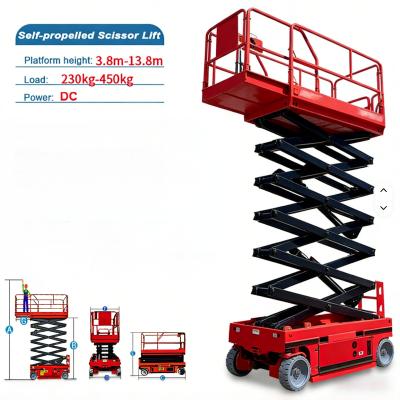 China 320kg 450kg Full Electric Aerial Work Scissor Lift Platform for sale