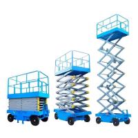 China 6m 10m 230kg 320kg Scissor Lift Table Self Propelled Scissor Lift Platform for sale