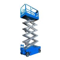 China 4m 230kg Small Full Electric Hydraulic Self-Propelled Scissor Lift for sale