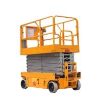 China 4m 230kg Small Full Electric Hydraulic Self-Propelled Scissor Lift for sale