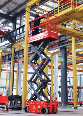 China Electric Hydraulic Self-Propelled Scissor Lift Platform Construction Lifter for sale